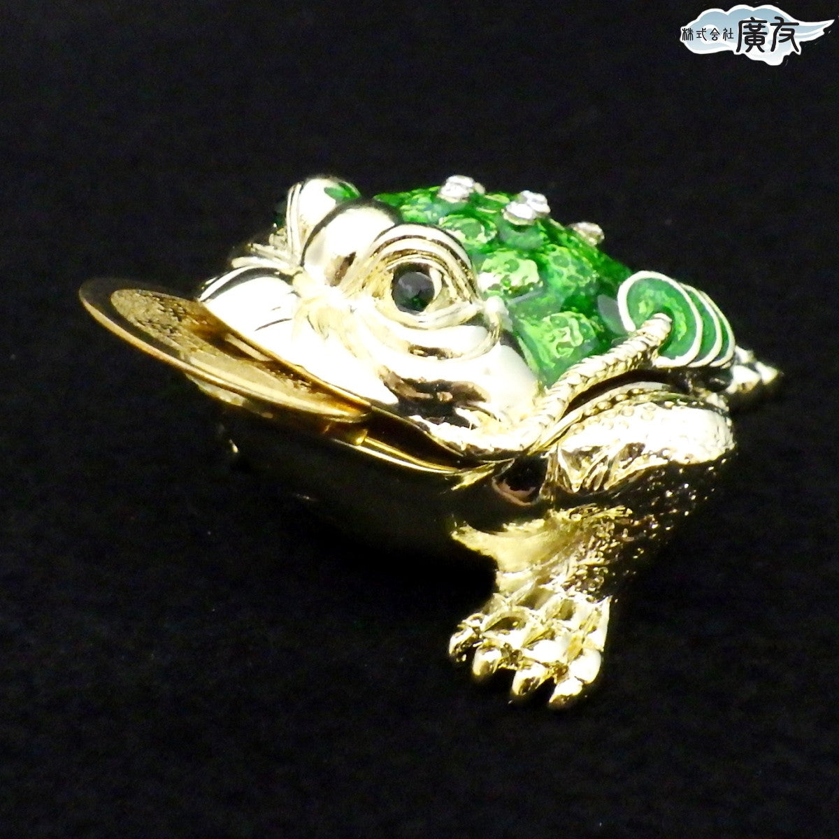 ラインストーン「開口三脚蛙」(小)(Gタイプ)金彩古銭付 – 株式会社廣友オンラインショップ